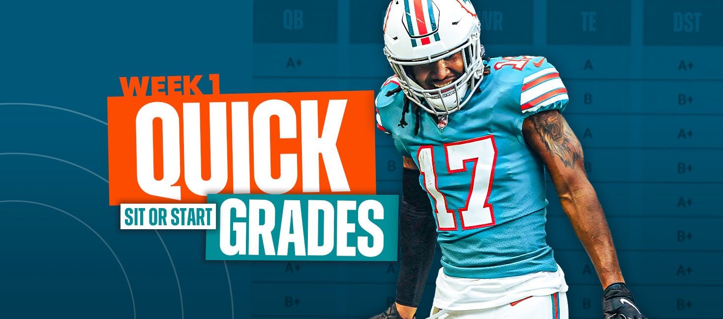 Fantasy Football Week 1 Rankings, Grades & Start/Sit Advice (2024) | FantasyPros