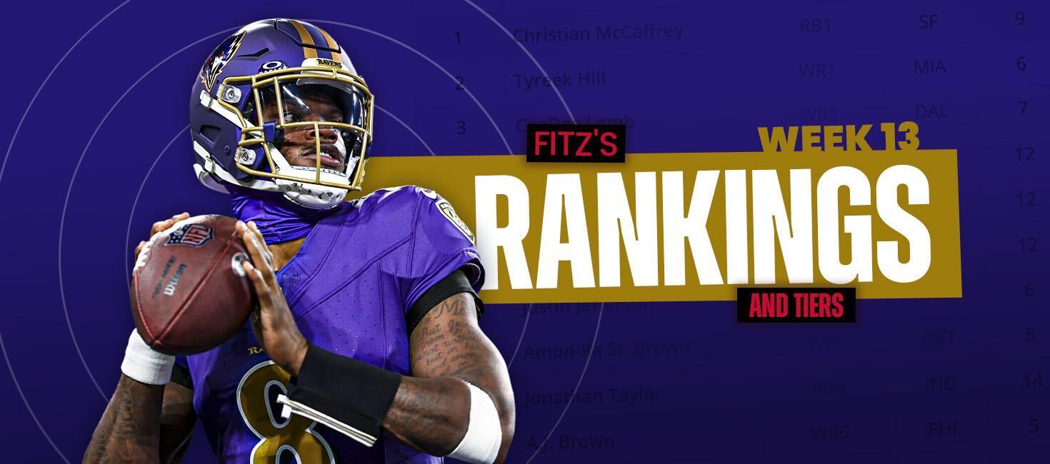 Fantasy Football Rankings, Tiers & Start/Sit Advice (Week 13) | FantasyPros