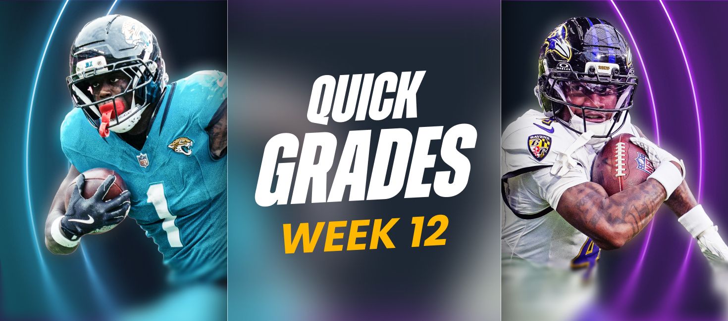 Fantasy Football Week 12 Rankings, Grades & Start/Sit Advice (2025 ...