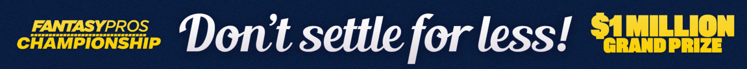 Fantasy Football Players Championship (FFPC) | FantasyPros